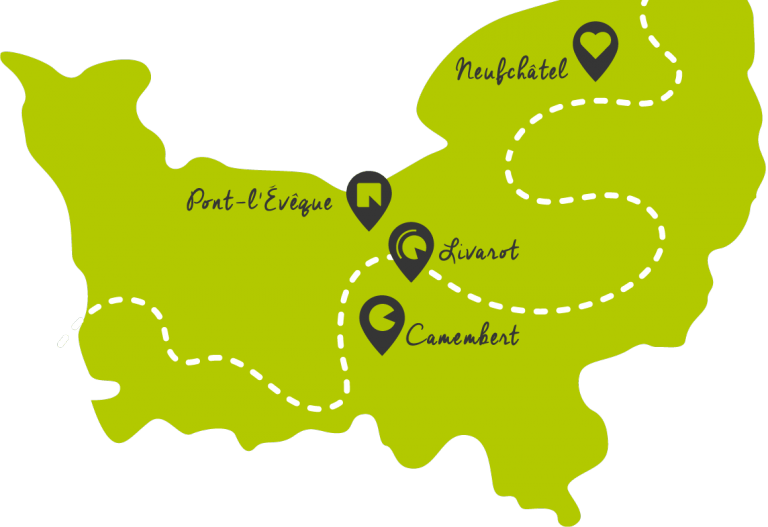 La Route des fromages AOP de Normandie